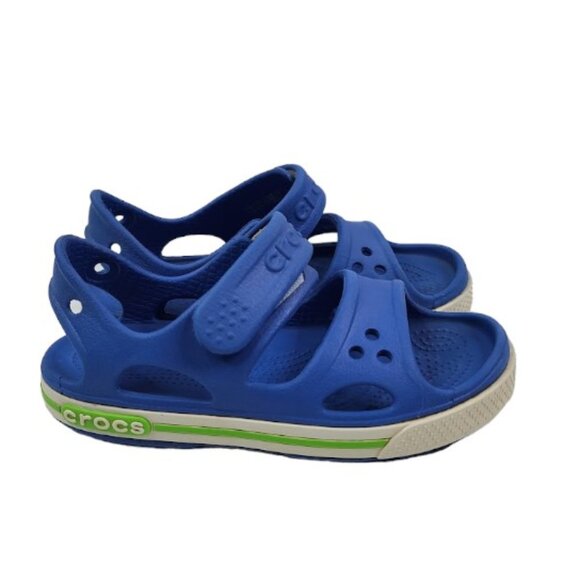 CROCS | Shoes | Crocs Boys Blue Crockband Ii Hook Loop Water Casual ...